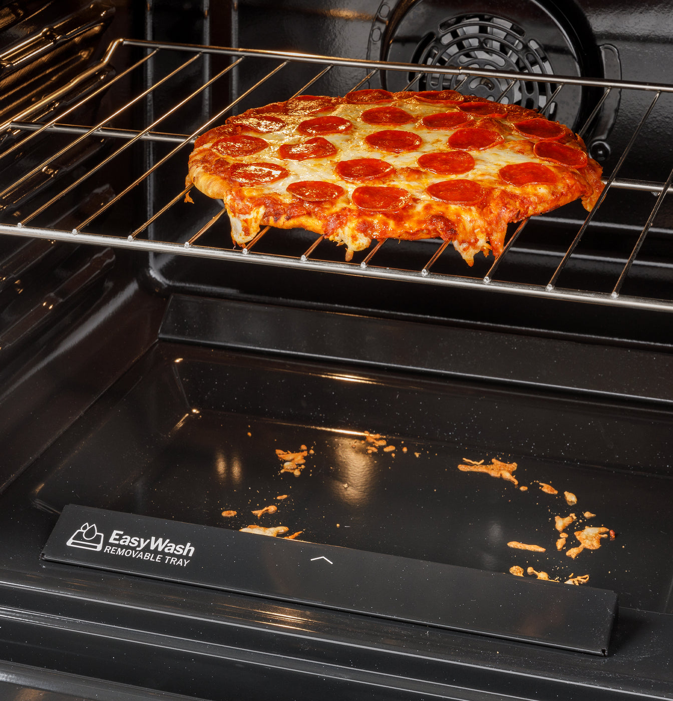GE® ENERGY STAR® 30" Slide-In Electric Convection Range with No Preheat ...