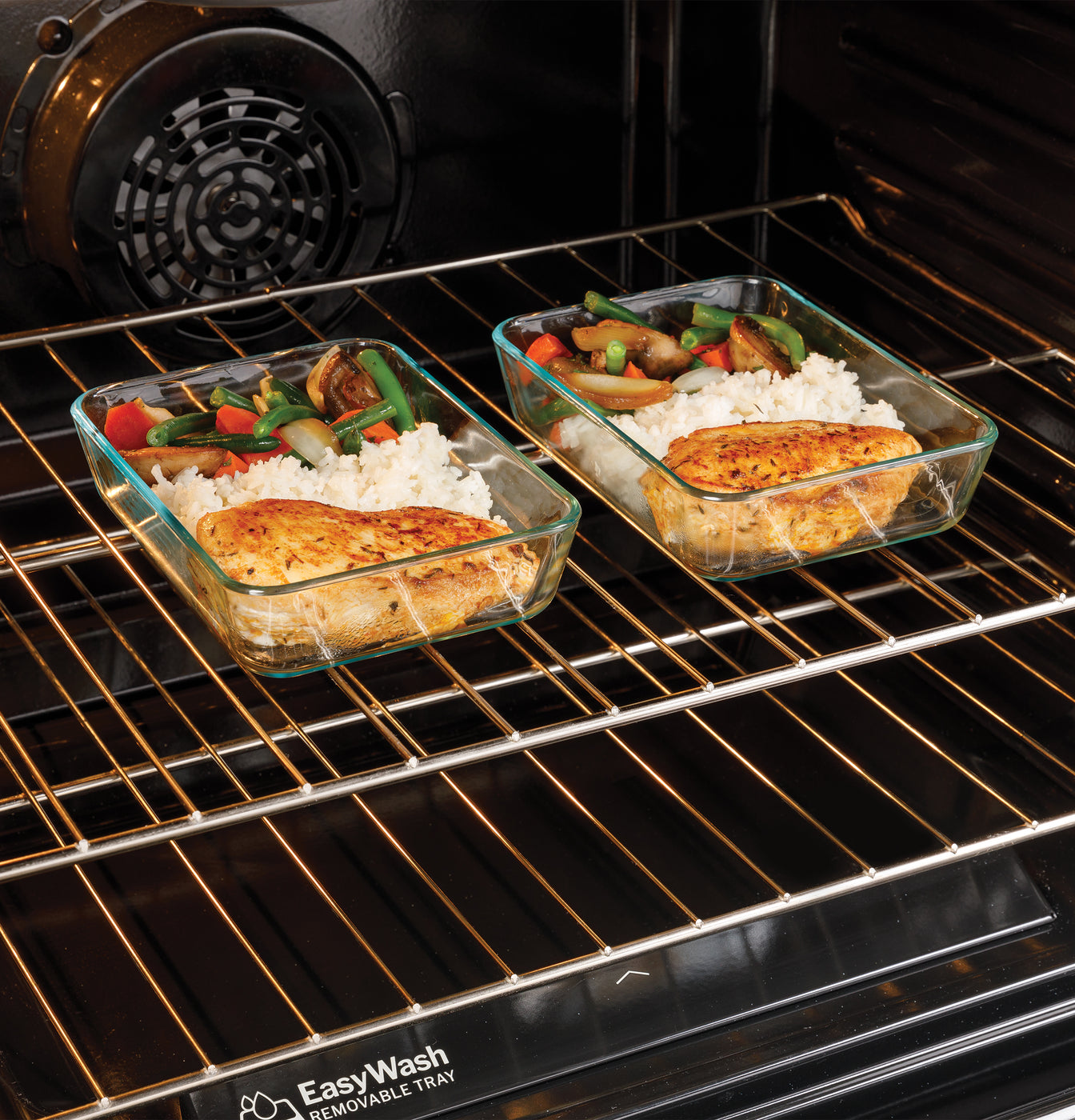GE® ENERGY STAR® 30" Slide-In Electric Convection Range with No Preheat ...